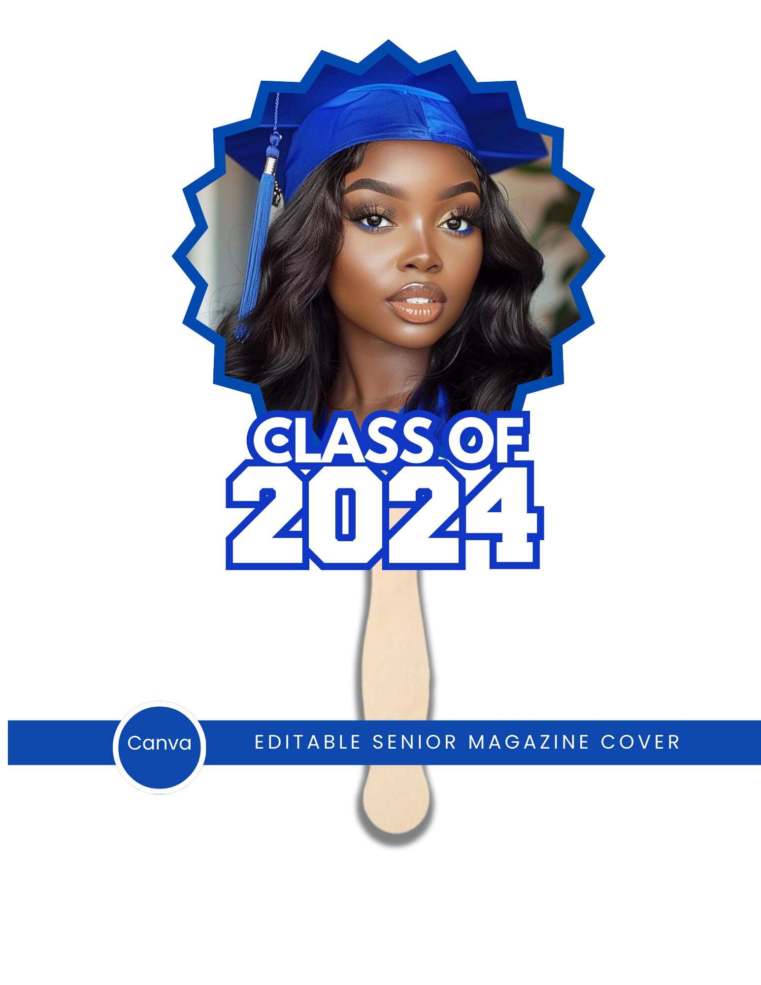 Graduation Fan Template Bundle - Etsy