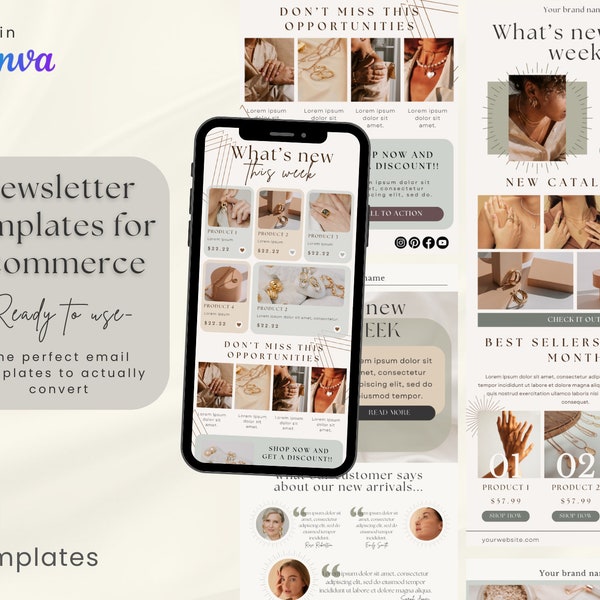 Newsletter Template - Etsy