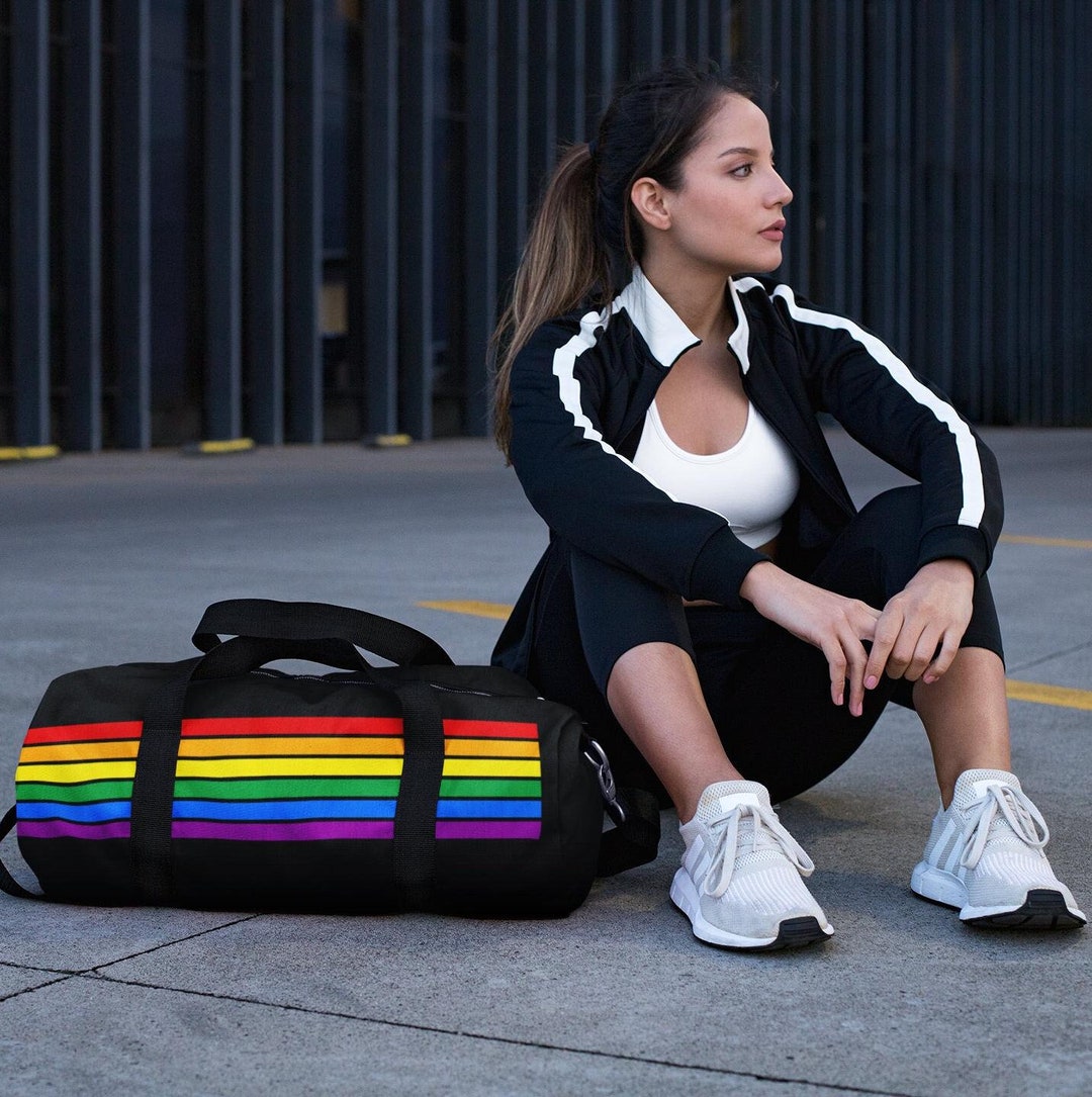LGBTQ Pride Flag Duffle Bag: 23" Pride Travel Weekender - Etsy