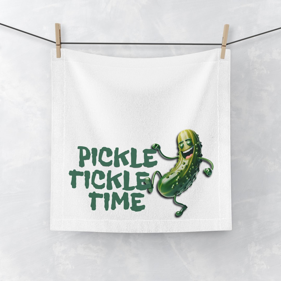 Pickle Tickle Time Towel: Funny Gag Gift - Etsy