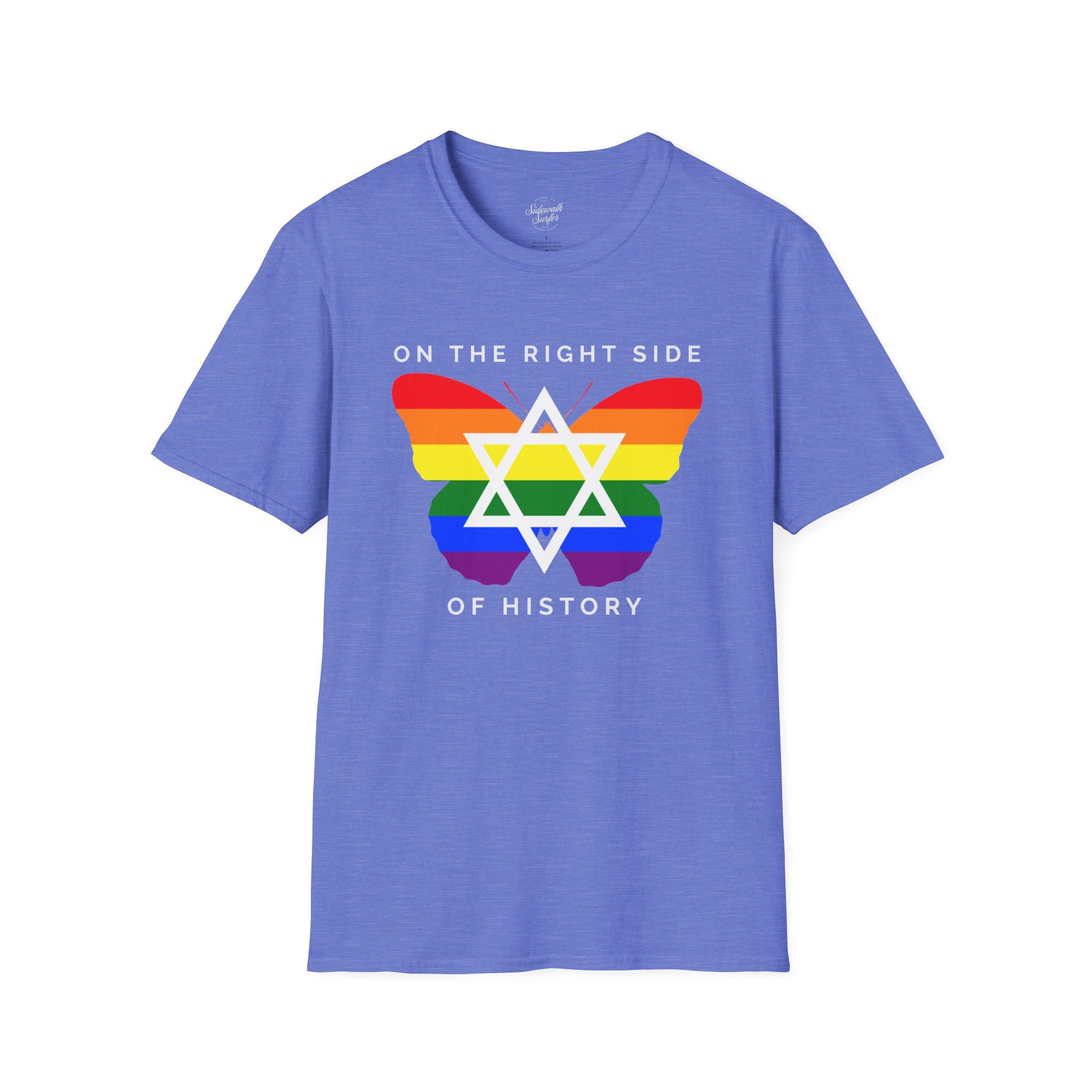 LGBT Jewish Ally T-shirt: Right Side of History Unisex T-shirt LGBT Gay ...