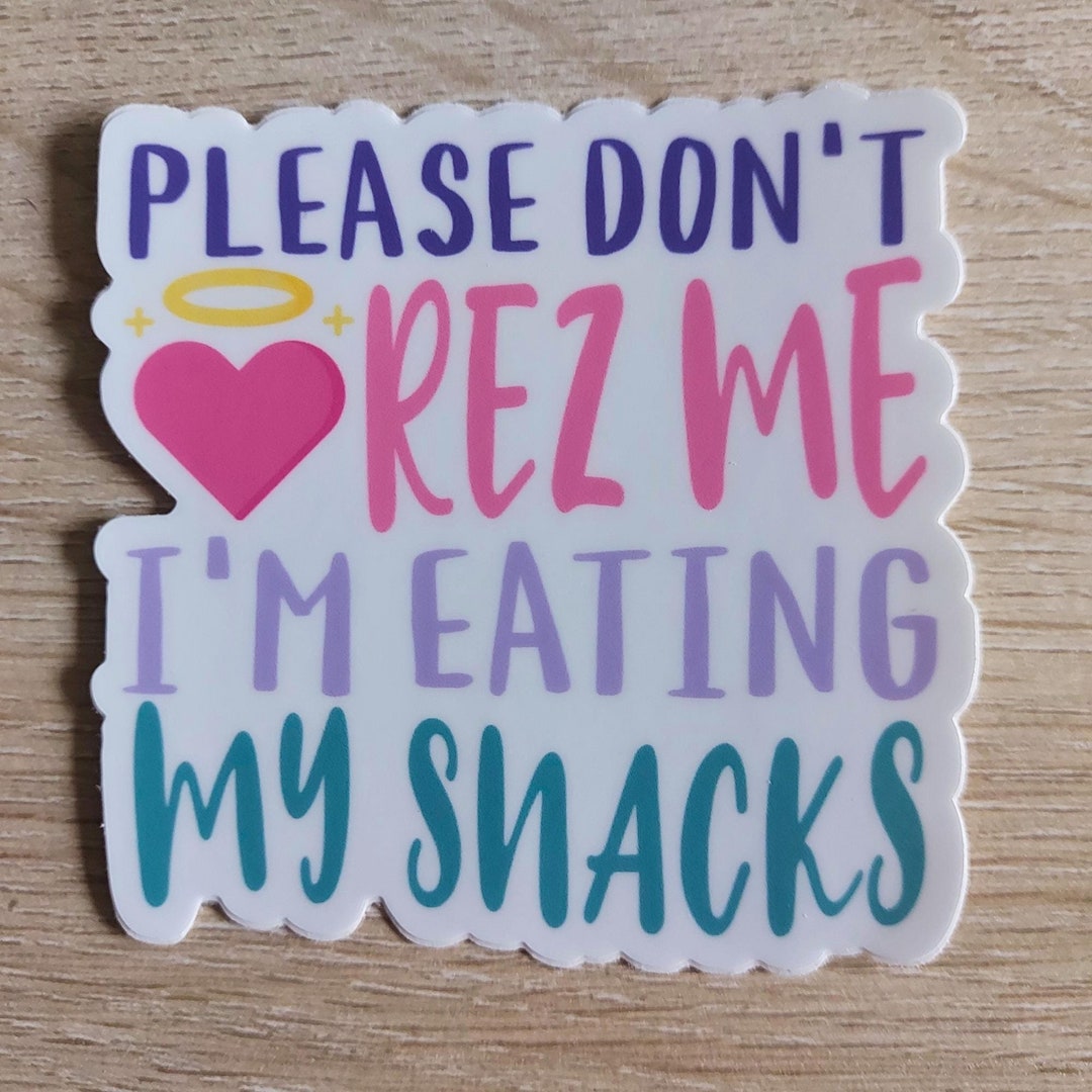 Please Don't Rez Me Sticker | Gift for Gamers, Support Mains, FPS ...