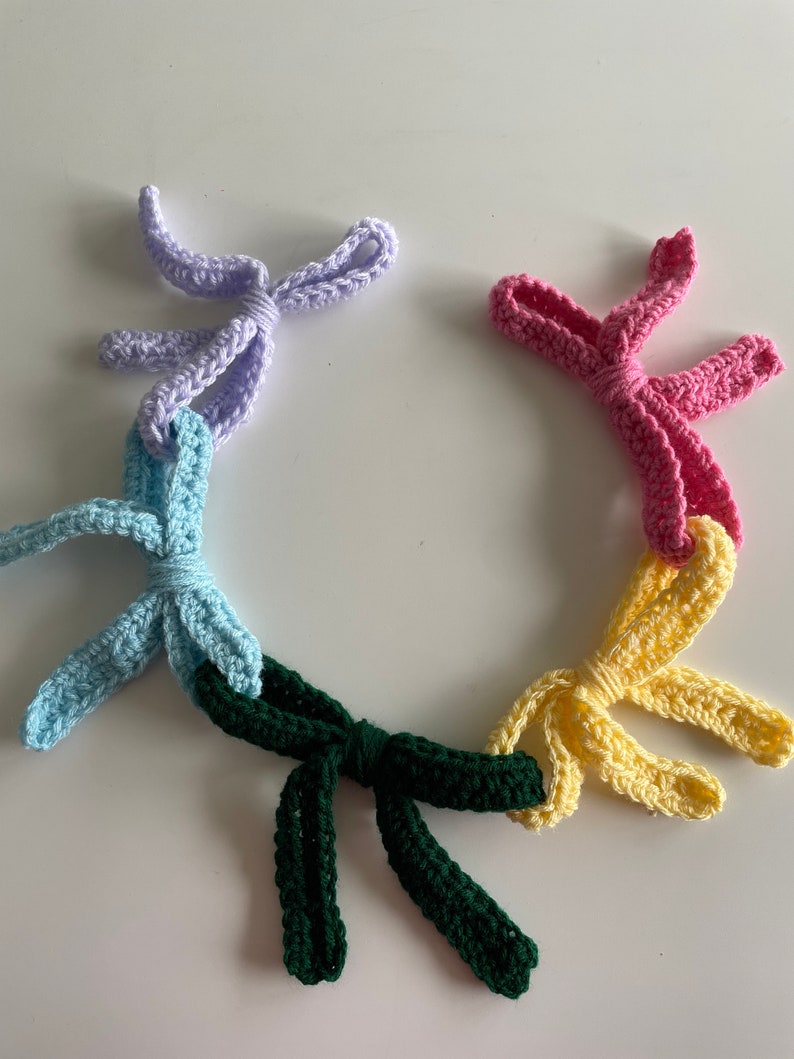 Crochet Bow Garland - Etsy