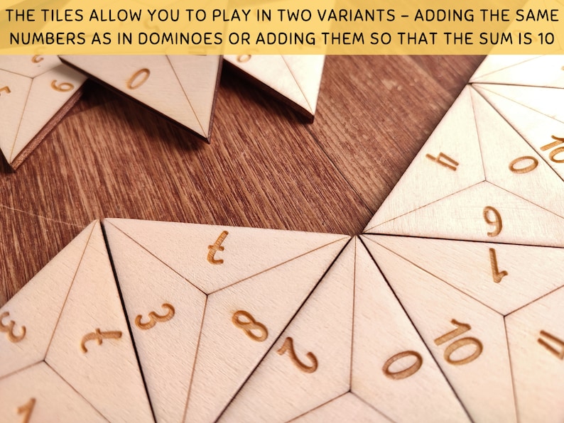 Math Game Laser File, Trimino and Make Ten SVG DXF Files, Addition Game ...