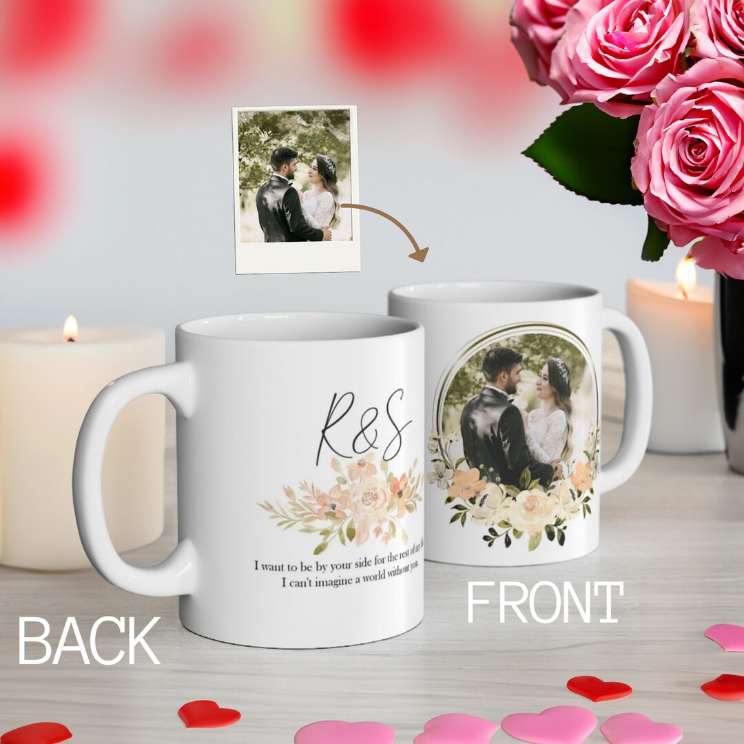 Personalized Couple Mug, Valentines Day Gift, Custom Wedding Mug ...