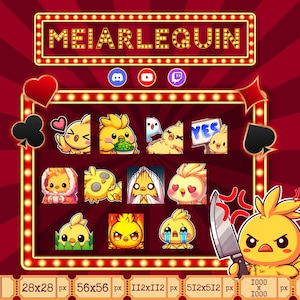 35 Final Fantasy Chocobo Emotes Mega Pack, for Twitch/kick/discord - Etsy