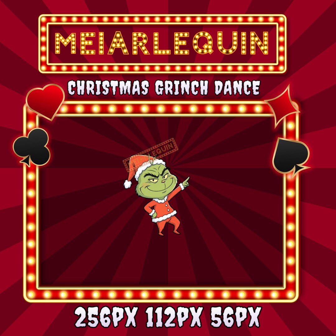 Animated Grinch Dance Emote Special Christmas for Twitch, Discord ...