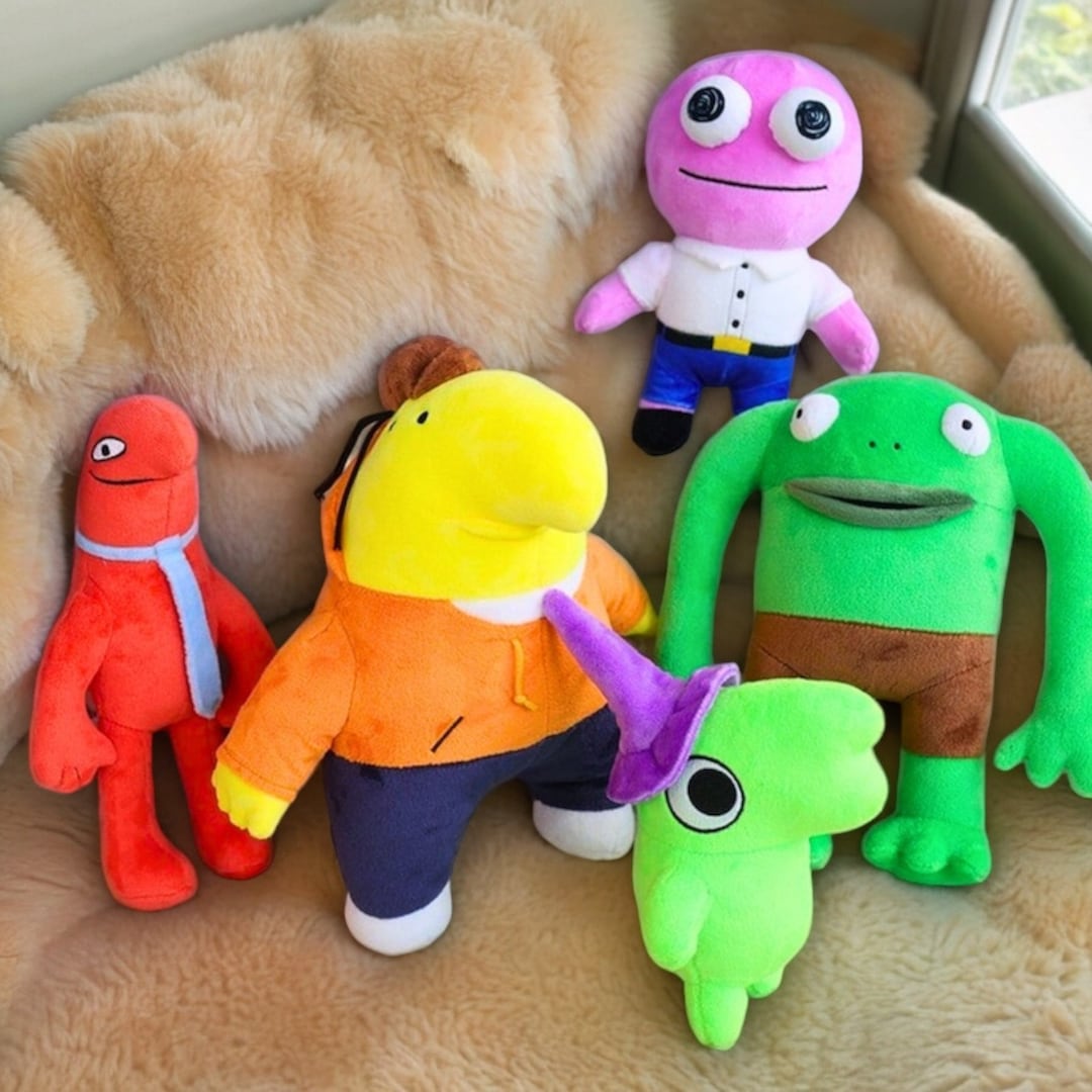 Smiling Friends Plush Toy, Animal Stuffed Kids Glep Charlie Alan Mr ...