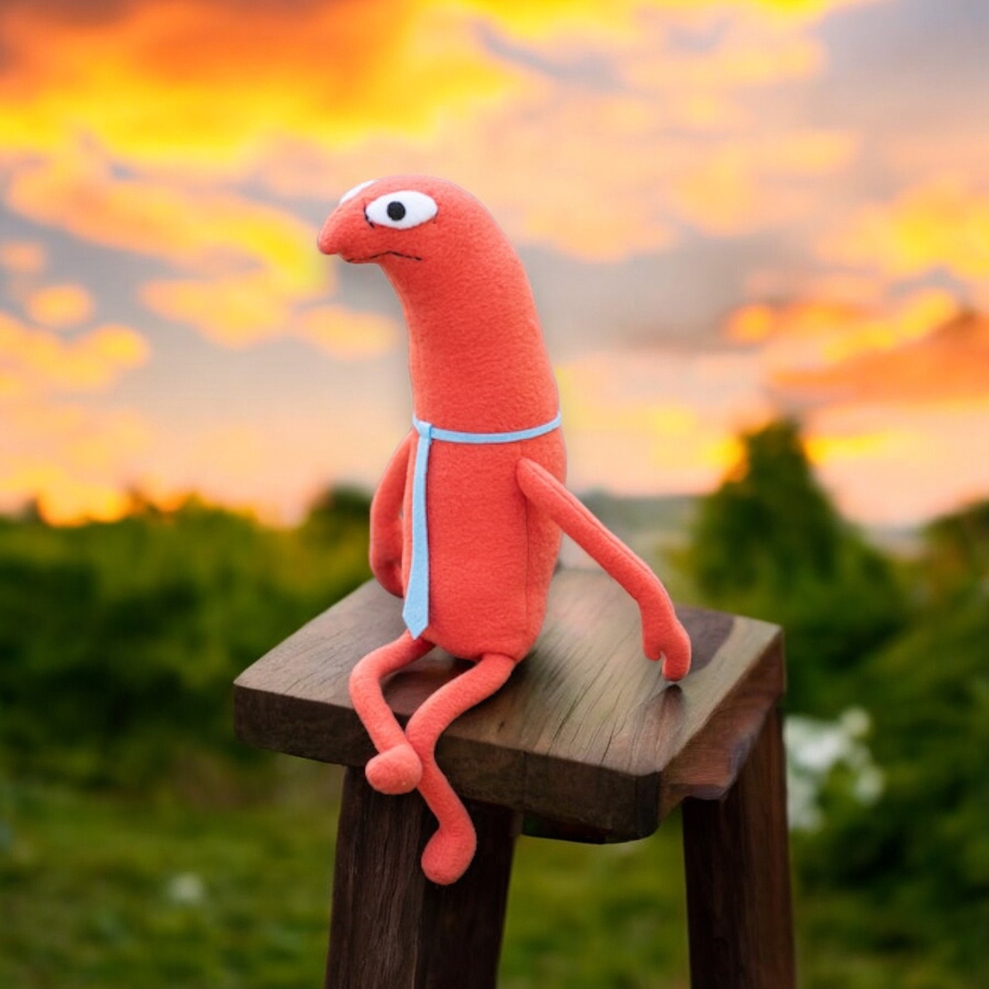 Smiling Friends Alan Plushiee Handmade - Etsy