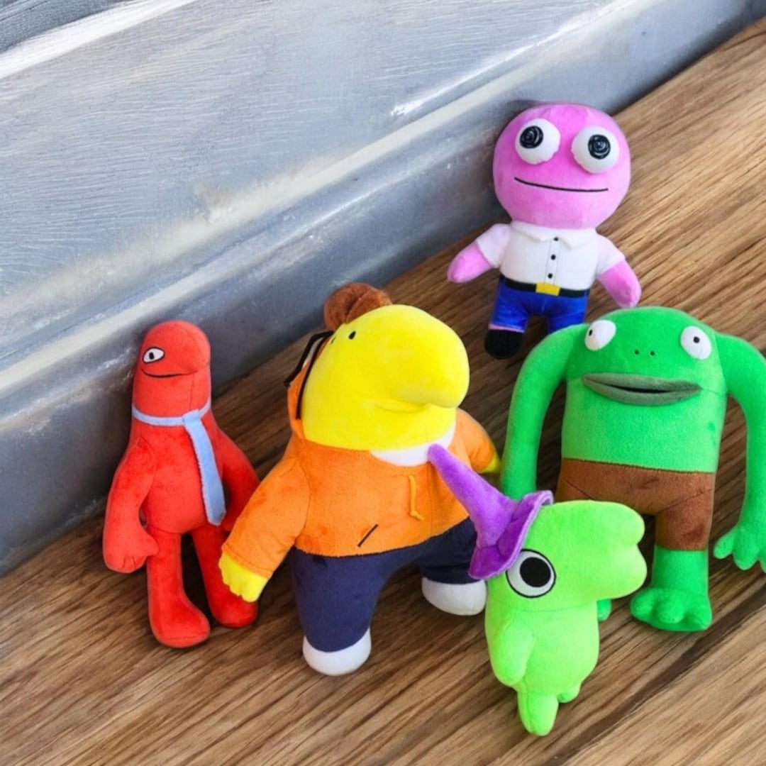 Smiling Friends Plush Toy, Animal Stuffed Kids Glep Charlie Alan Mr ...