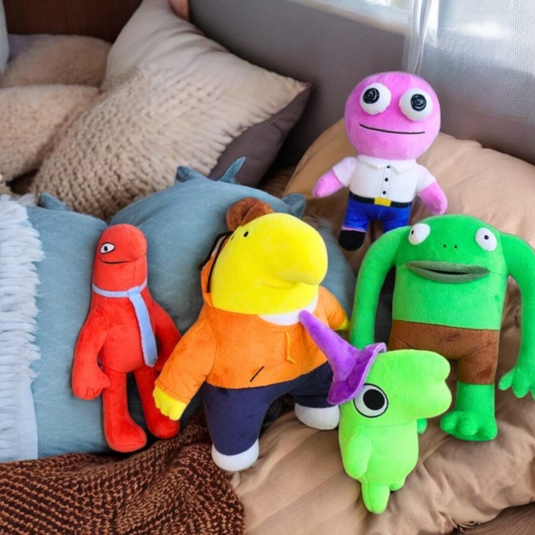 Smiling Friends Plush Toy, Animal Stuffed Kids Glep Charlie Alan Mr ...