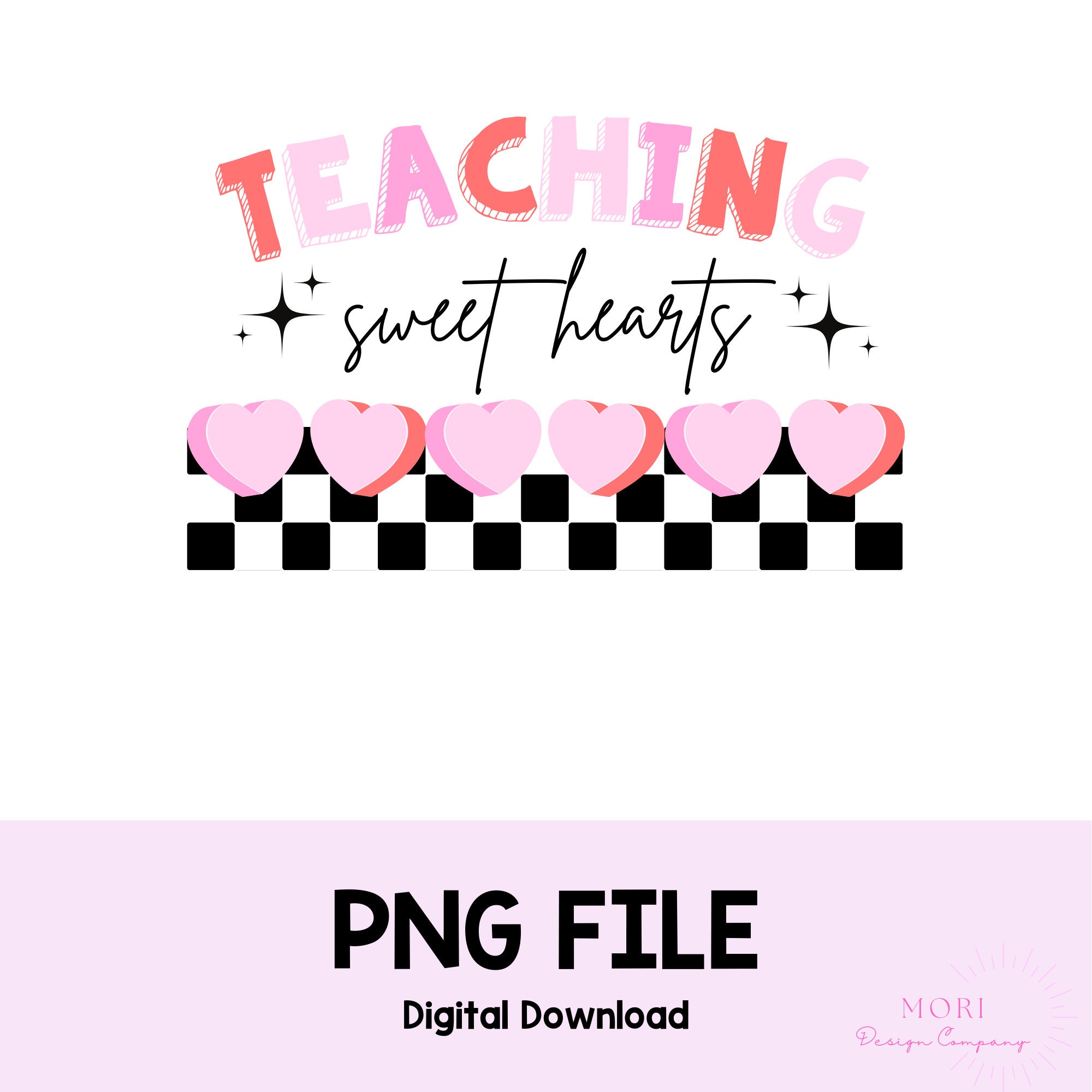 Teaching Sweet Hearts PNG Trendy PNG Teacher PNG Valentine Day Png - Etsy