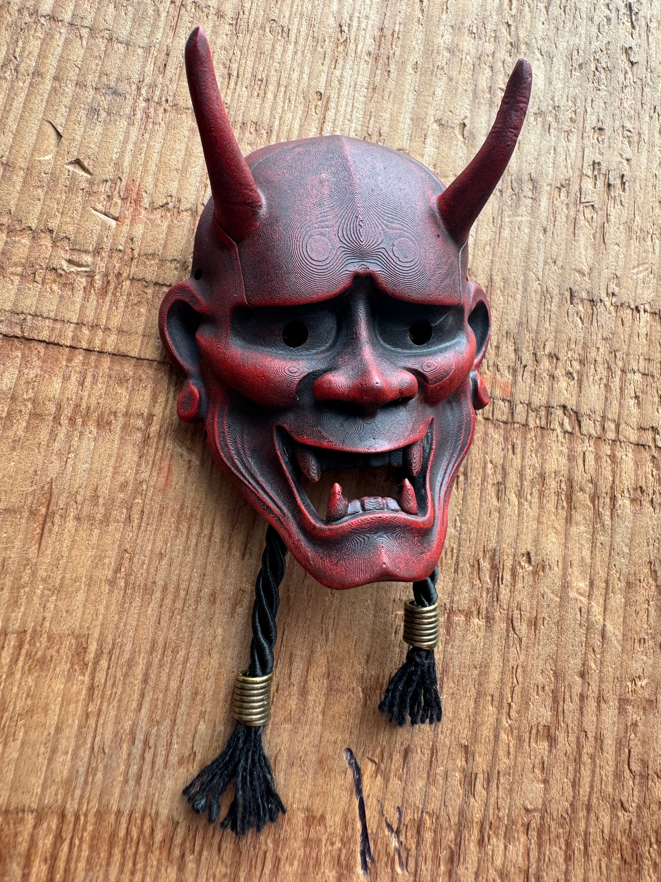 Hannya Mask Magnet, 3D Magnet, Resin, Japanese Traditional Hannya Mask ...