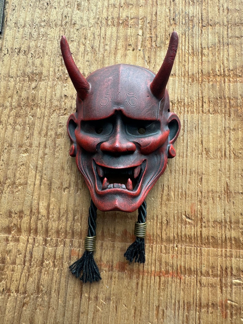 Hannya Mask Magnet, 3D Magnet, Resin, Japanese Traditional Hannya Mask ...