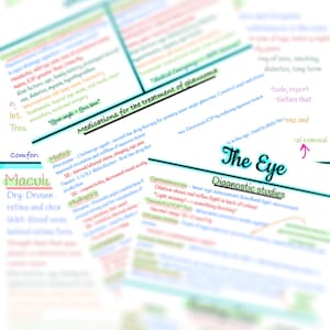 Med Surg Eye Study Guide - Etsy