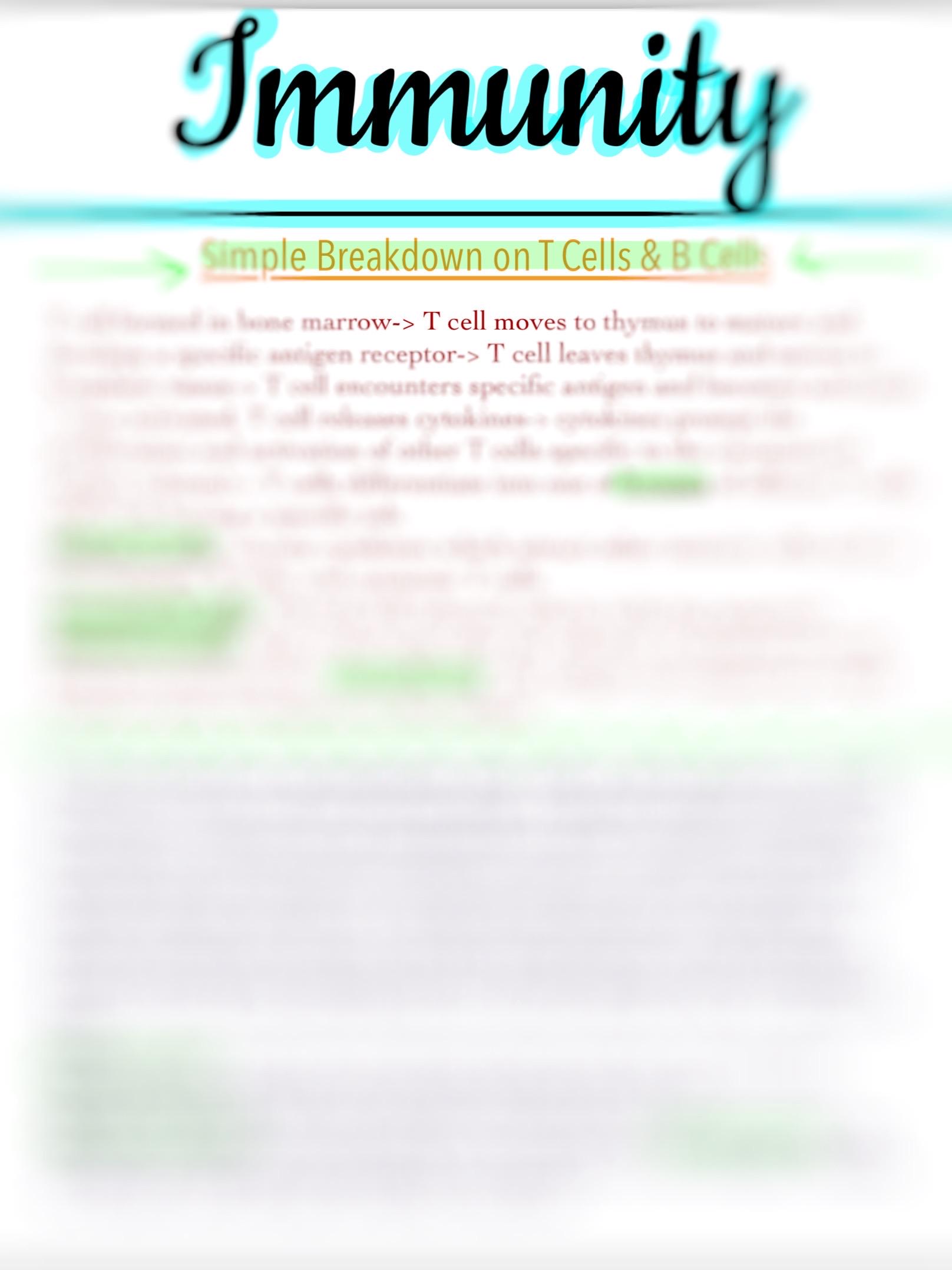 Med Surg Immune Study Guide - Etsy