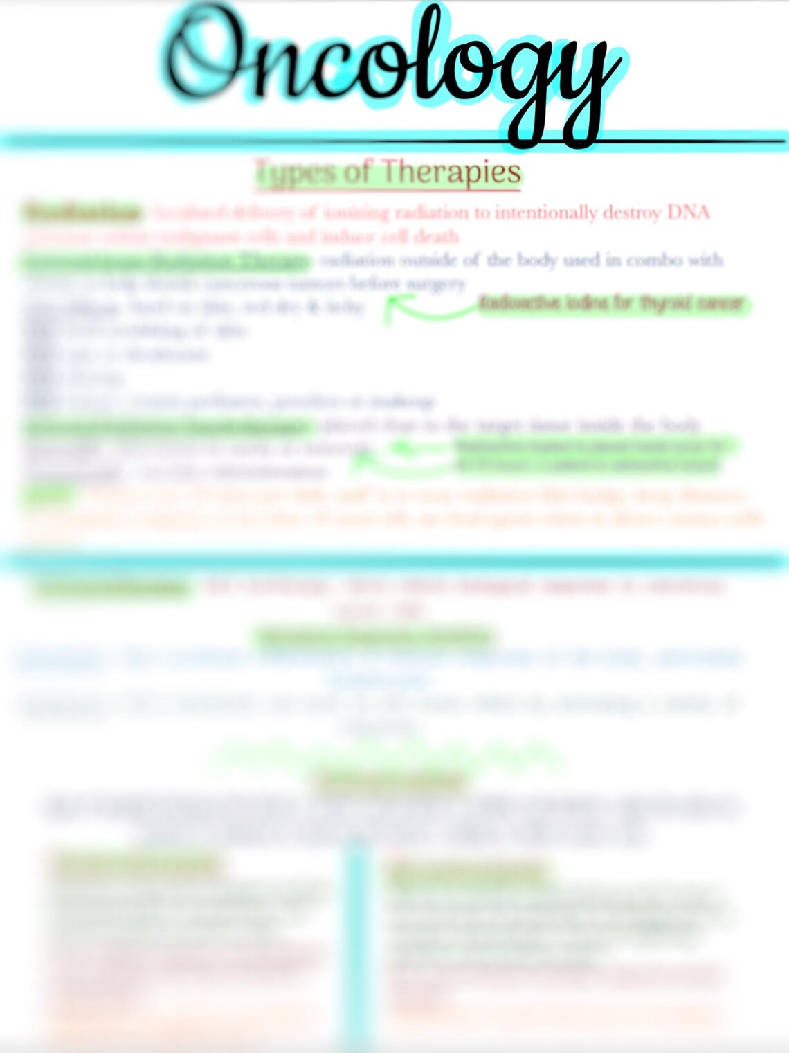 Med Surg Oncology Study Guide - Etsy