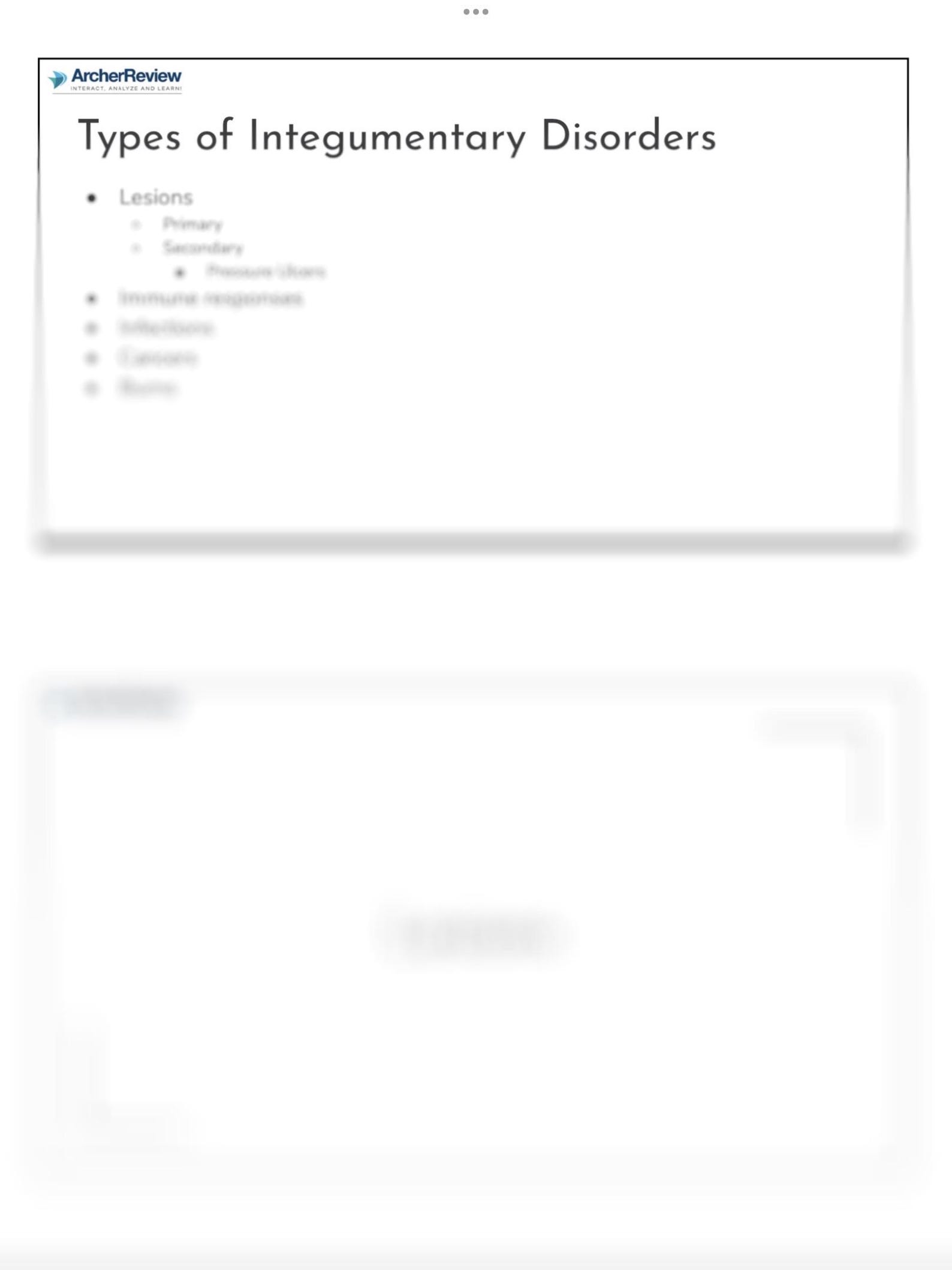 Archer Med Surg Integumentary Study Guide - Etsy