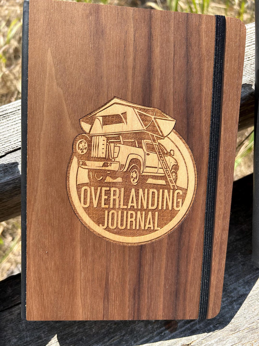 Engraved Wood Overlanding Journal Road Trip Log Camping Notebook - Etsy