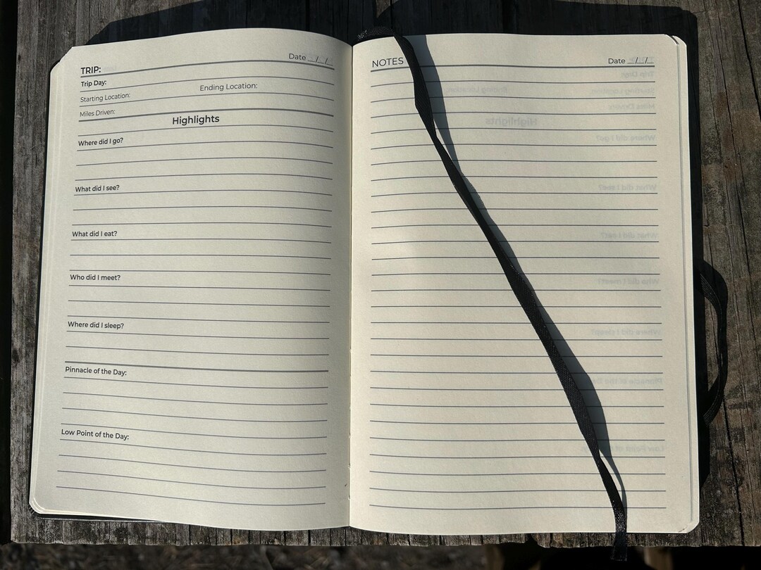PERSONALIZED JOURNAL Road Trip Journal Travel Journal Journal Travel ...