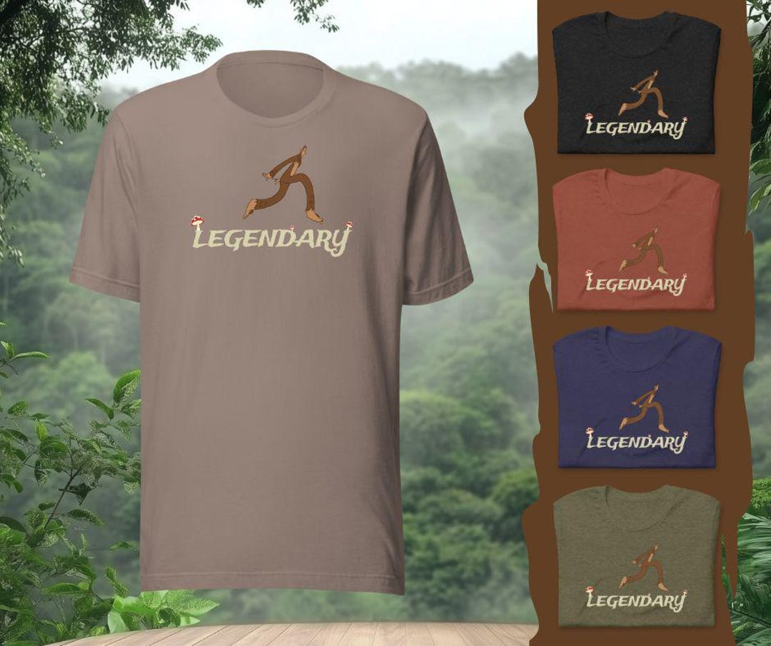 Bigfoot Legendary Pajama Tee Comfy Cotton Cryptid Sasquatch T-shirt - Etsy