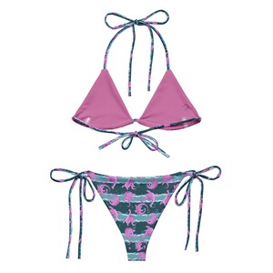 Loch Ness Monster All-over Print Recycled String Bikini, Nessie Two ...