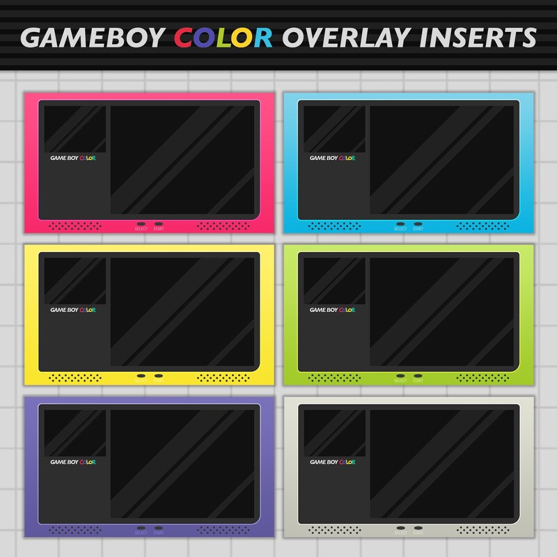Gameboy Advance Overlays - Etsy UK