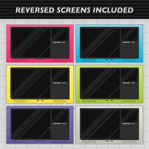 Gameboy Color Stream Overlay Inserts - Etsy