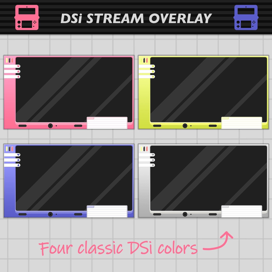 Dsi Stream Overlay for Twitch! - Etsy