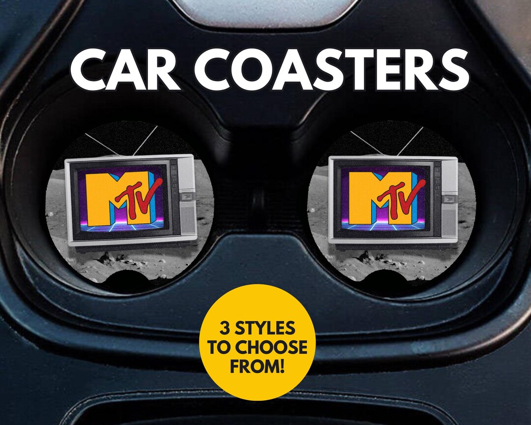 Car Coaster - Retro 80's MTV (variety) - Etsy