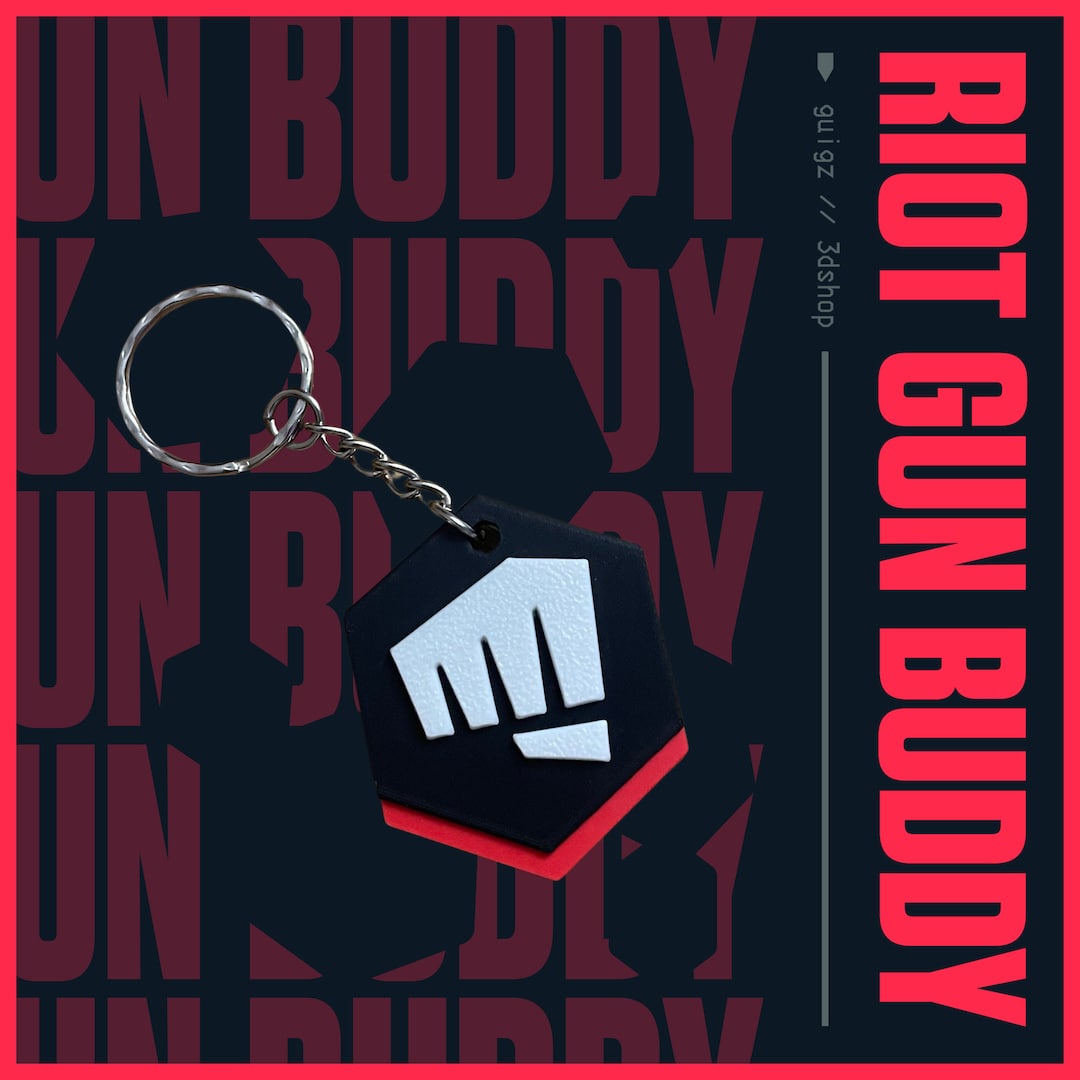 Valorant Riot Gun Buddy Keychain - Etsy