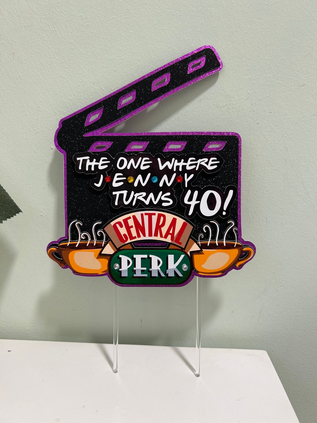Friends TV Show Cake Topper, Custom Birthday Party Decor - Etsy