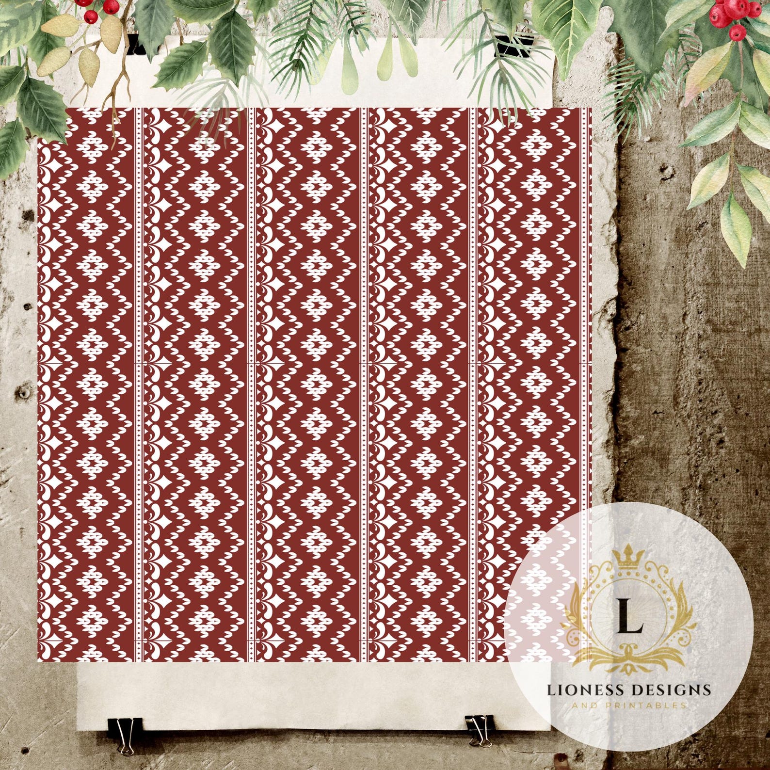 Christmas Digital Paper: Seamless Holiday Patterns (PNG & JPG) - Etsy