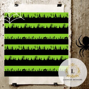20 Seamless Halloween Themed Digital Papers, Seamless Commercial Use ...
