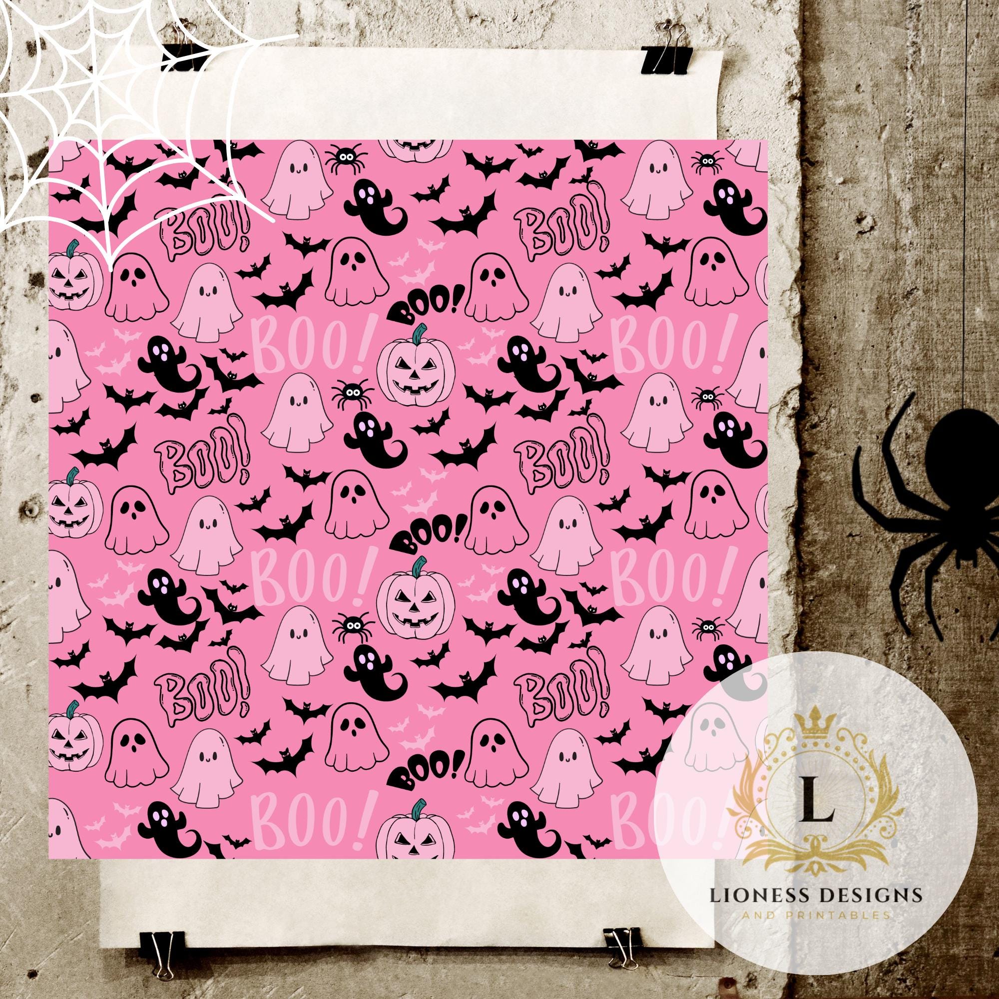 20 Seamless Halloween Themed Digital Papers, Seamless Commercial Use ...