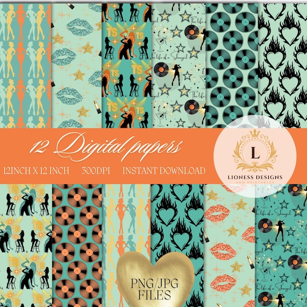 The Life of a Showgirl Wallpaper - Etsy