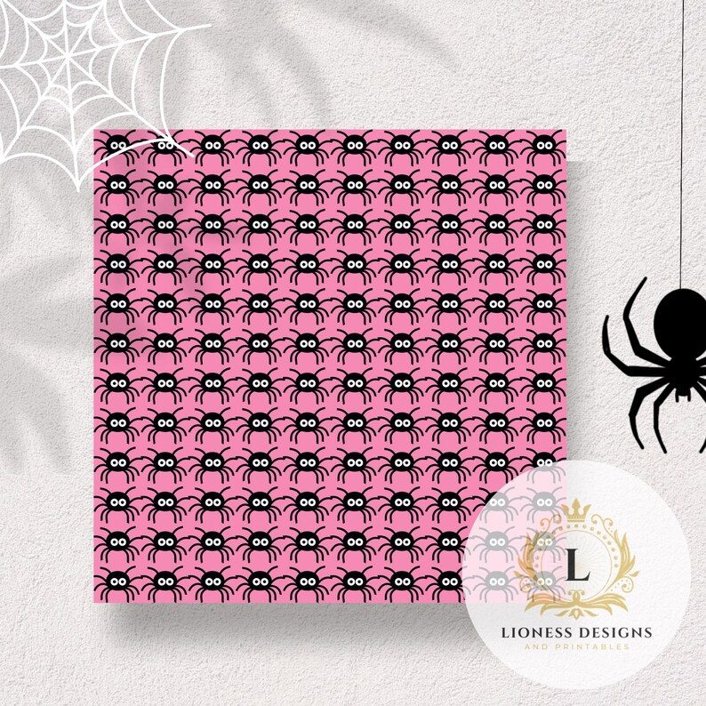 20 Seamless Halloween Themed Digital Papers, Seamless Commercial Use ...