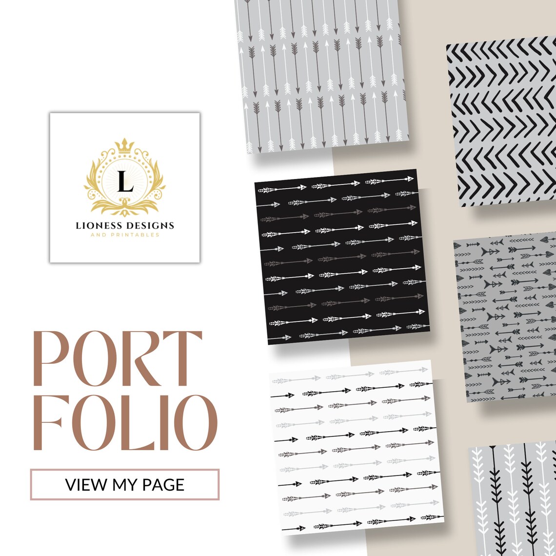 Arrow Black, Grey and White Digital Paper Pattern Arrow Pattern for ...