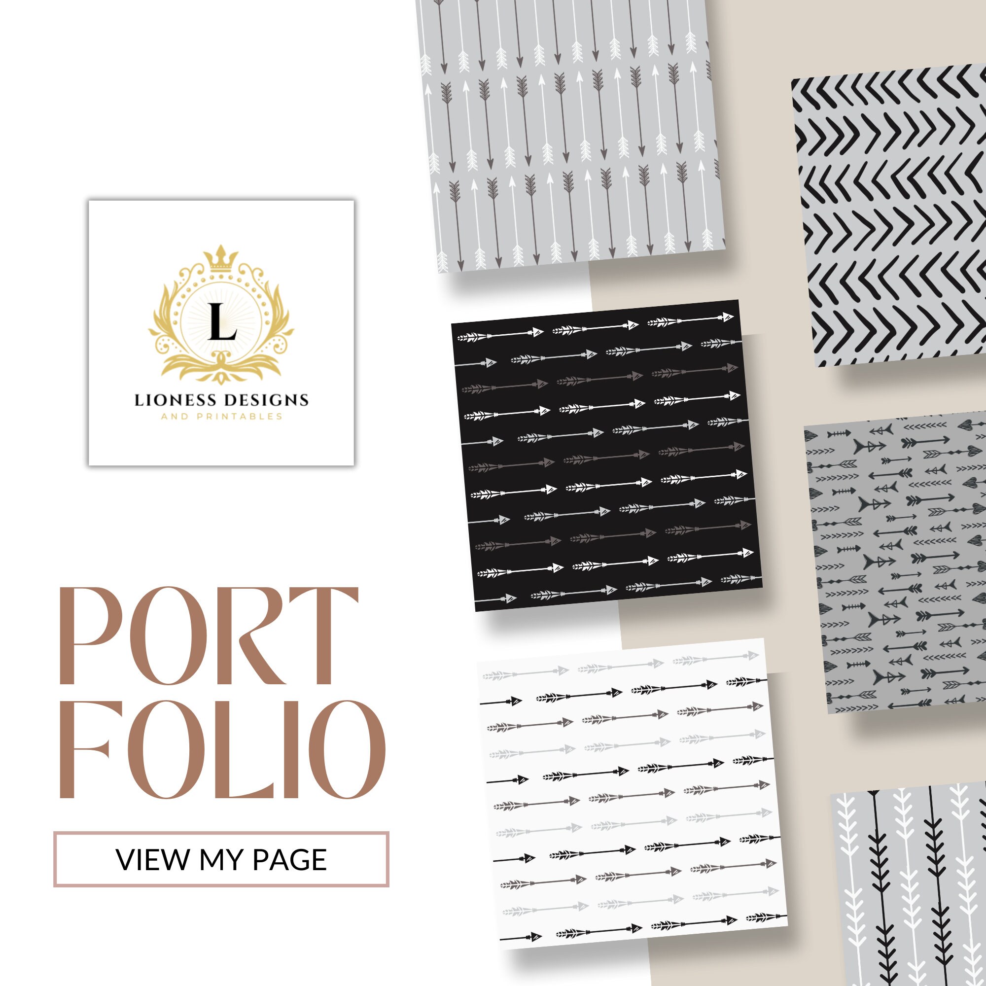 Arrow Black, Grey and White Digital Paper Pattern Arrow Pattern for ...