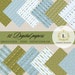 Arrow Digital Paper: Green & Blue Pattern (12x12 Inch, 300DPI) - Etsy
