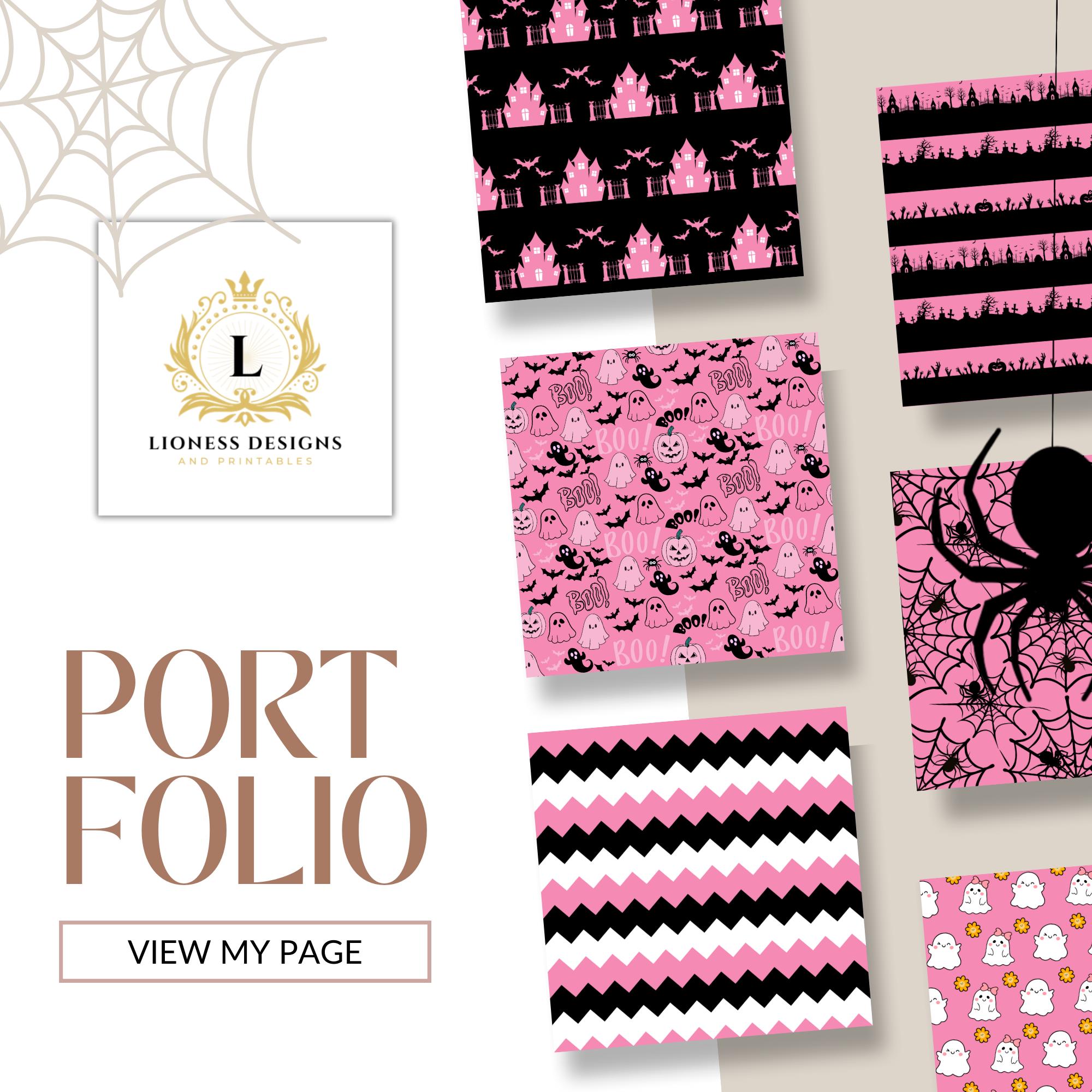 20 Seamless Halloween Themed Digital Papers, Seamless Commercial Use ...