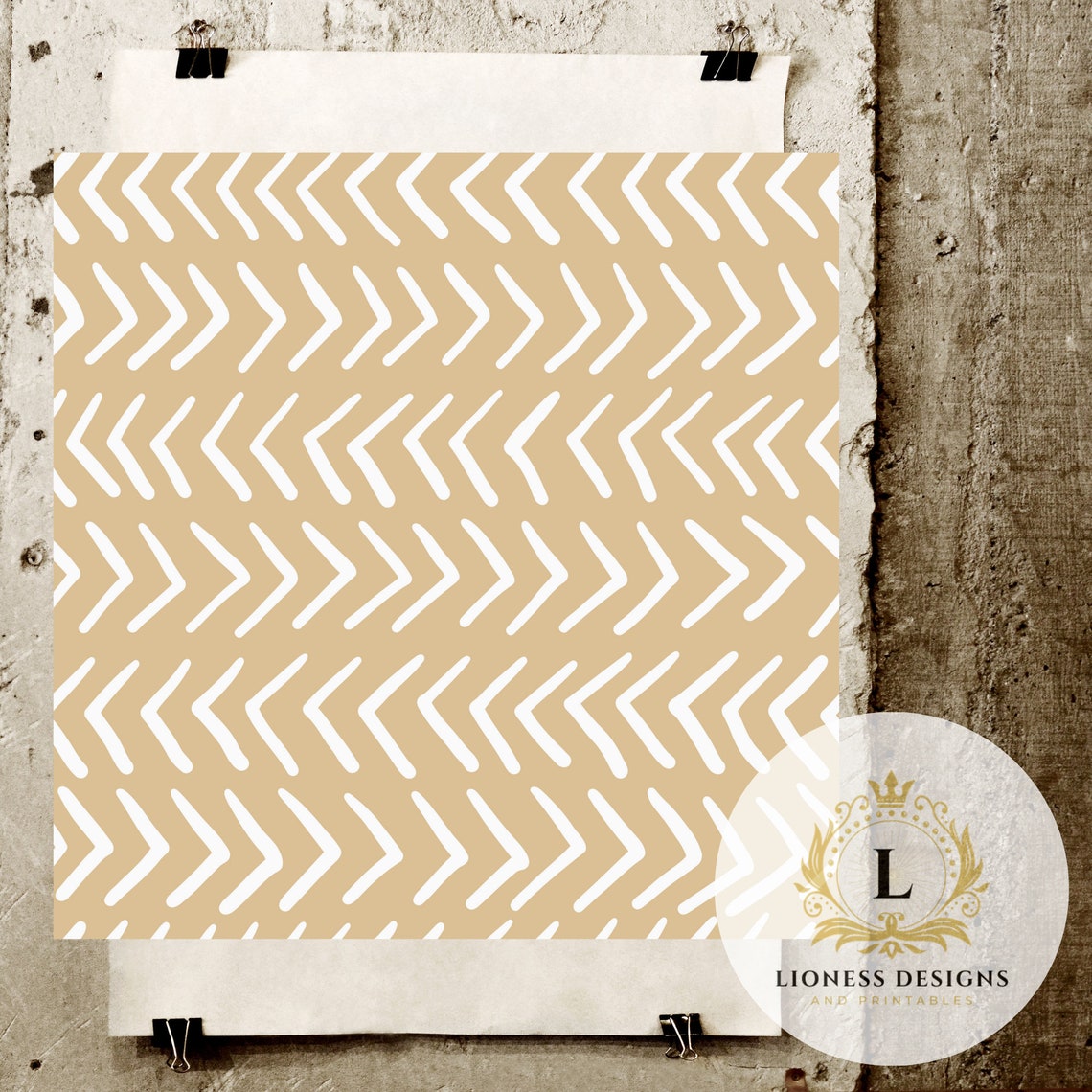 Arrow Digital Paper: Neutral Pattern Scrapbooking (digital Download) - Etsy