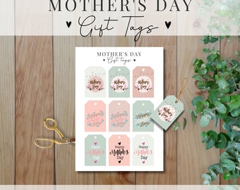 Mother's Day Gift Tag, Printable Gift Tag, Mother's Day Printable ...