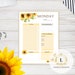 Sunflower Daily Planner Printable - Etsy