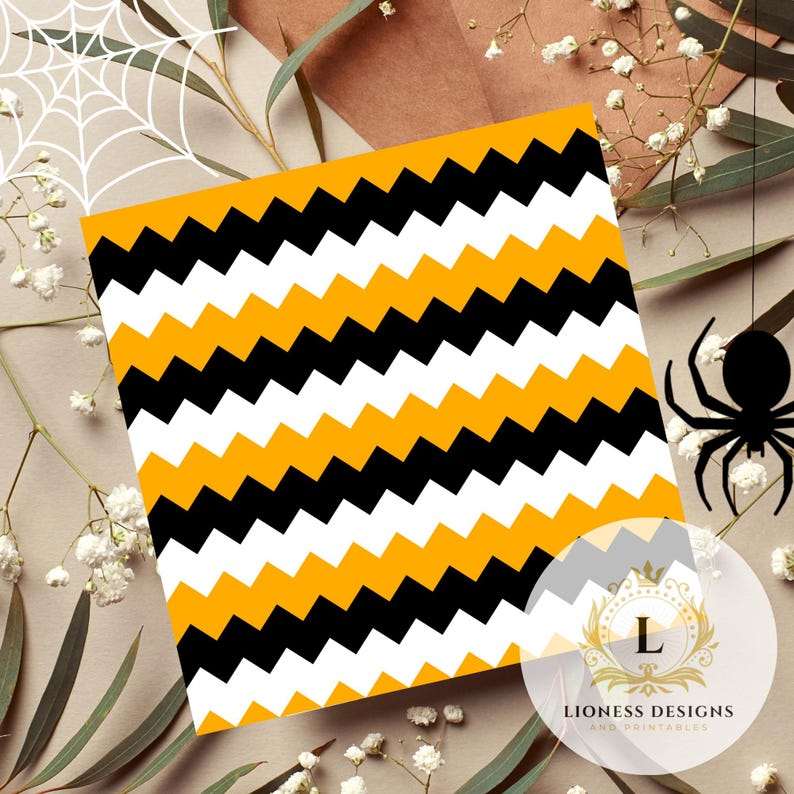 20 Seamless Halloween Themed Digital Papers, Seamless Commercial Use ...