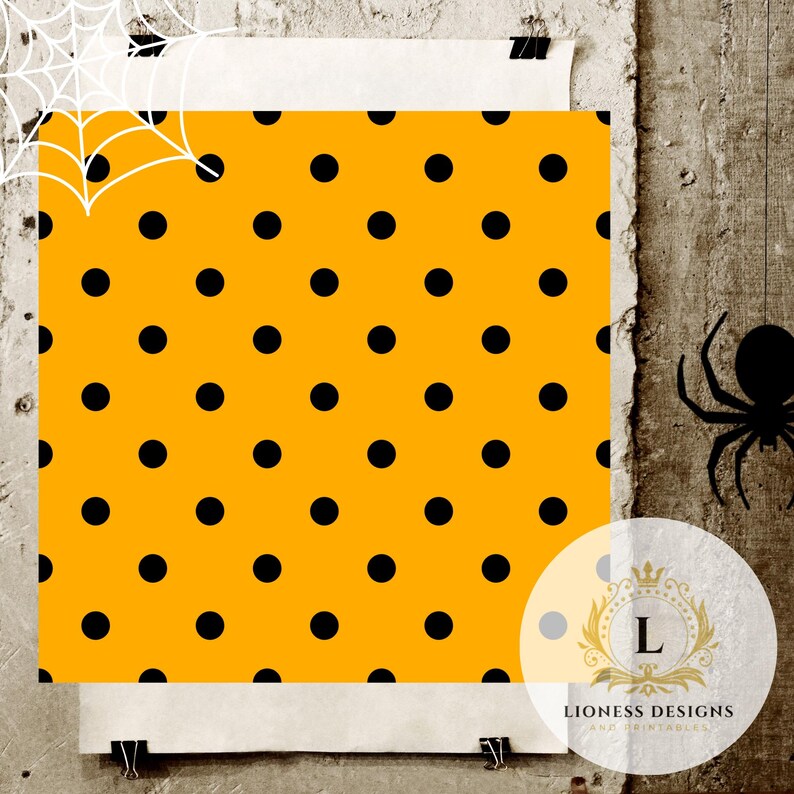 20 Seamless Halloween Themed Digital Papers, Seamless Commercial Use ...