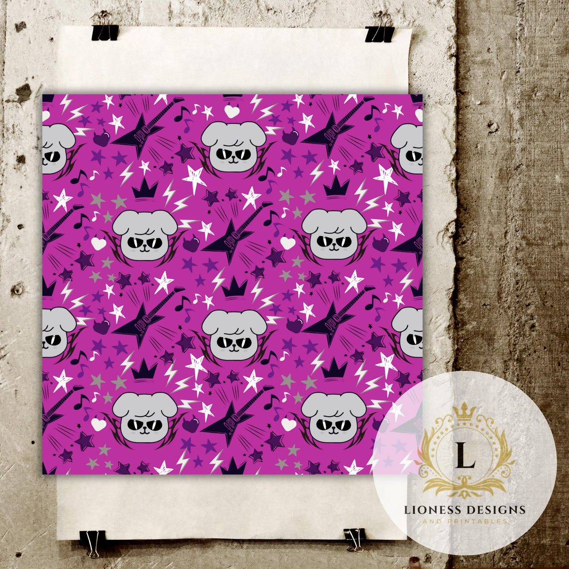Evil Skzoo Digital Paper Straykids Seamless Wallpaper Purple Design ...