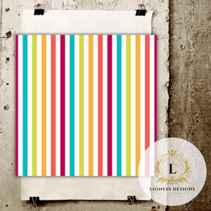 Pride Month Seamless Digital Paper Pattern - Rainbow Colored LGBTQ+ ...