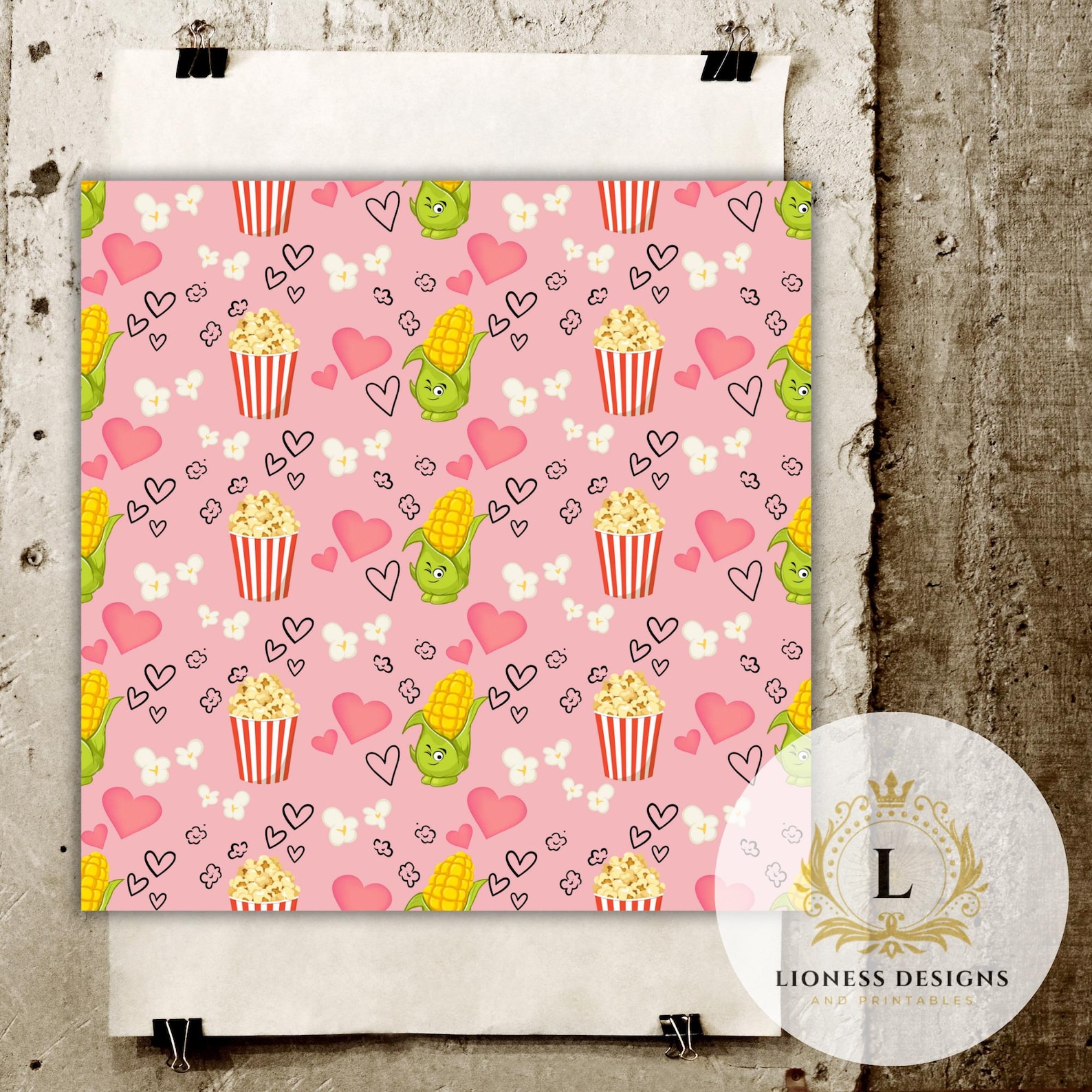 Kpop Demon Hunters Digital Paper Huntrix Seamless Used for Wallpaper ...