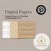 Arrow Neutral Digital Paper Pattern Arrow Pattern for Personal and ...